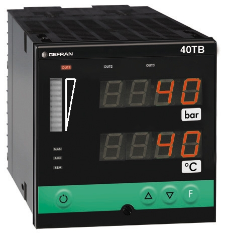 Gefran 40TB: Process Indicator with Alarm | Thermon Africa